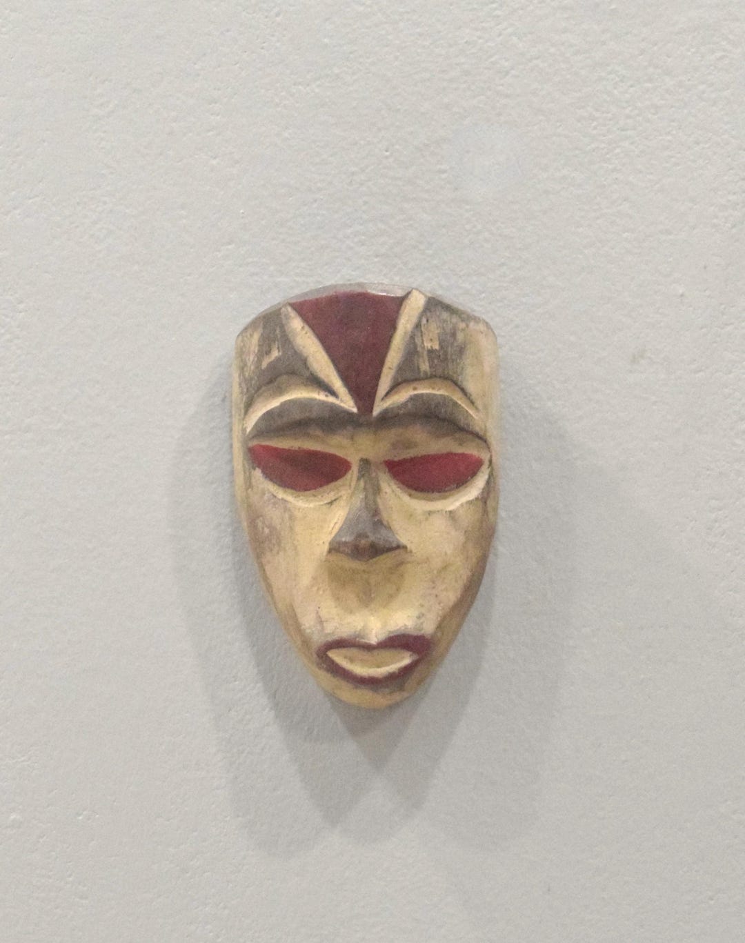 African Mask Punu Tribe Male Passport Mask Gabon - Etsy