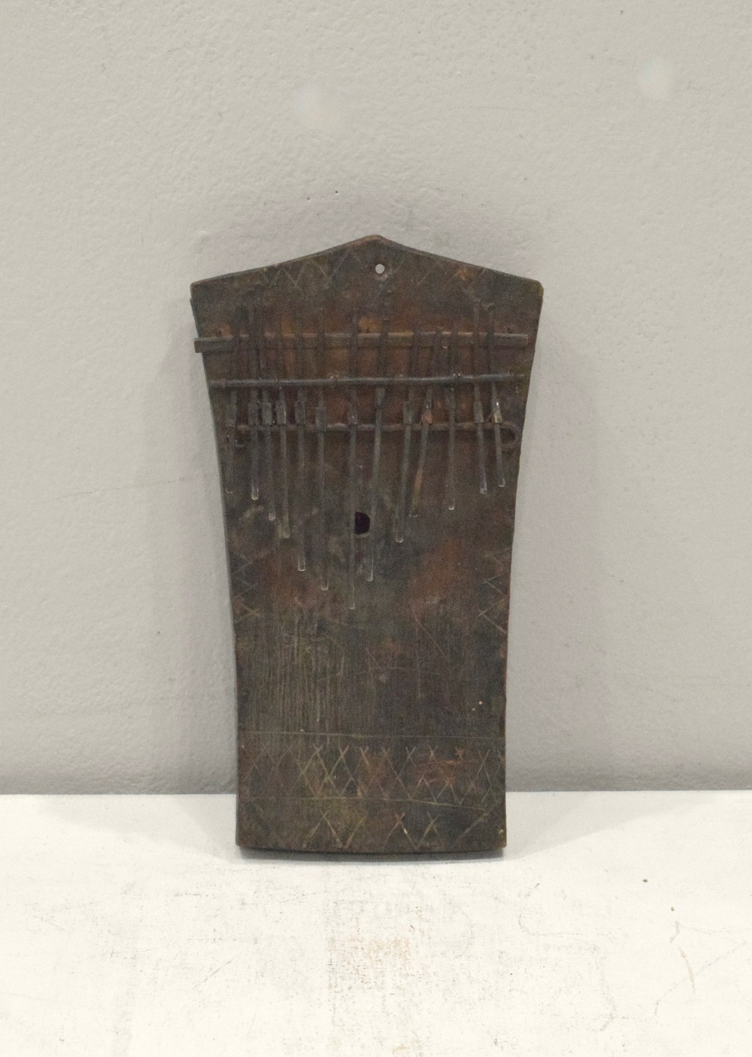 African Old Kalimba Piano Wood Thumb Piano - Etsy