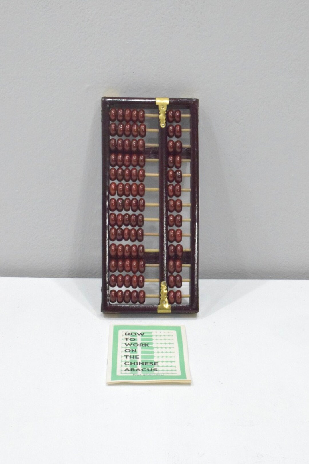 Abacus Chinese Math Calculation Wooden Frame - Etsy