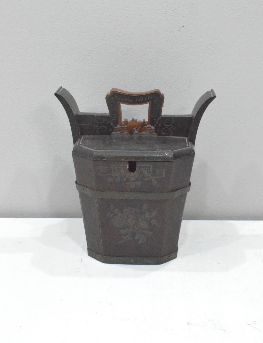 Chinese Antique Lacquer Food Box - Etsy