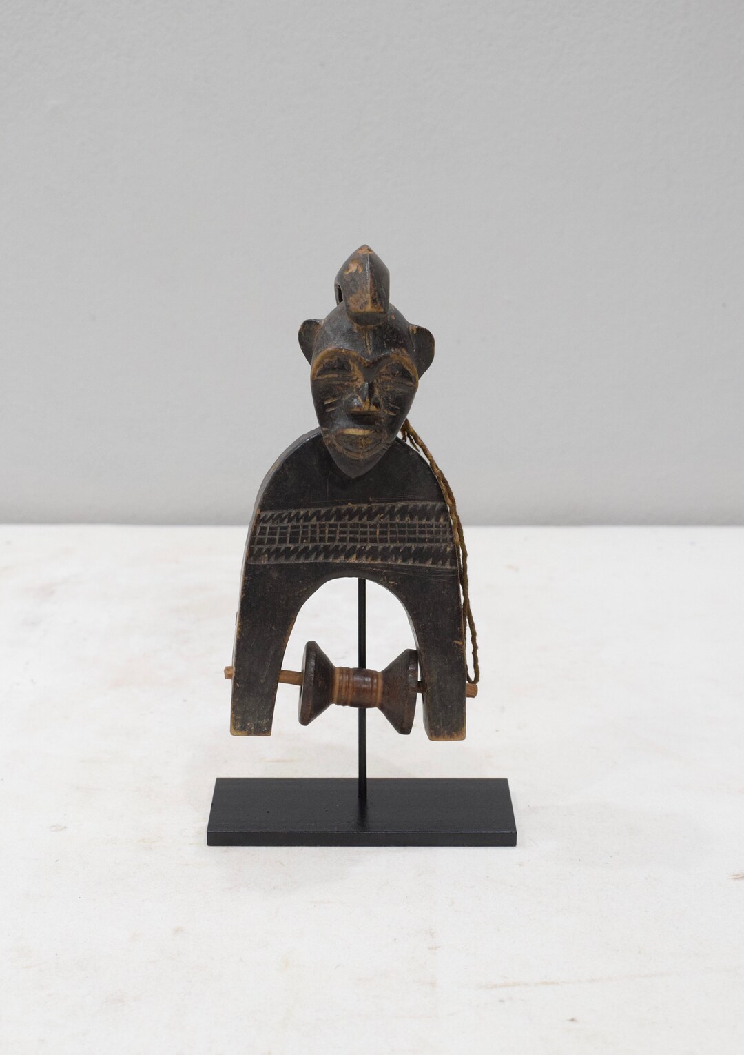 African Senufo Tribe Wood Hand Pulley - Etsy