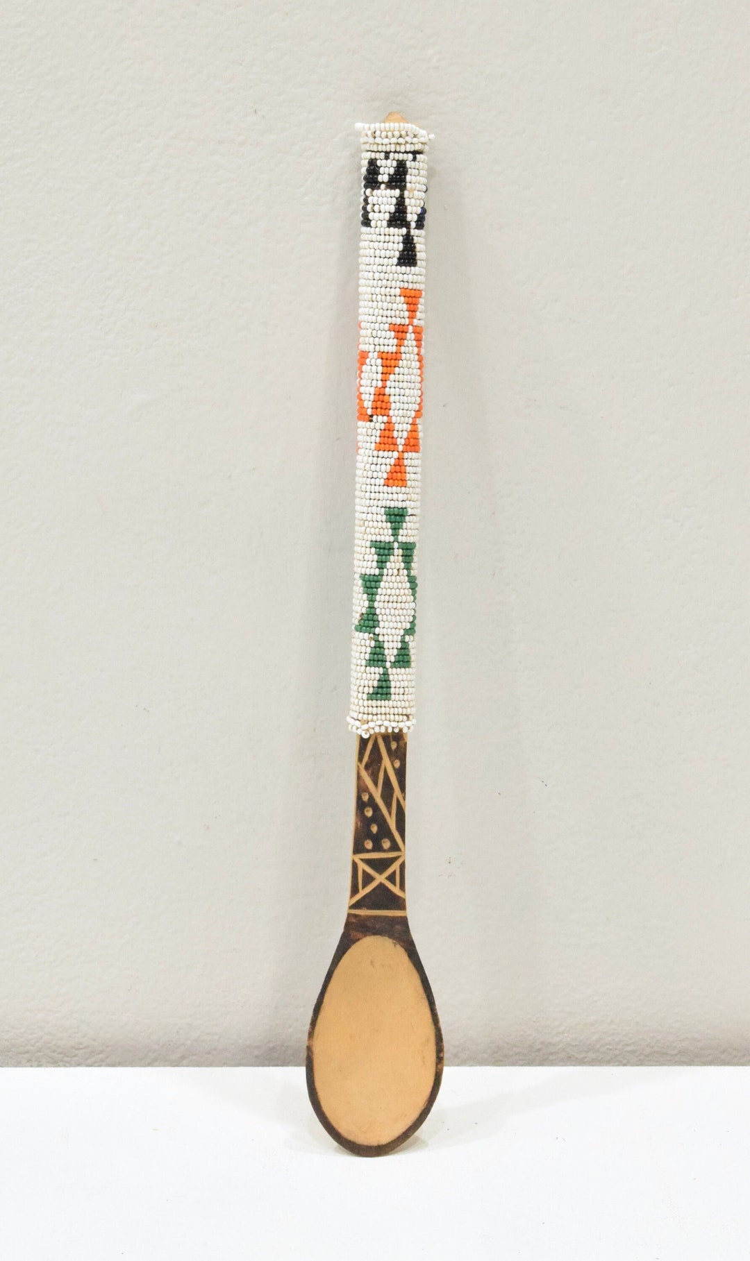 African Zulu Beaded Spoon South African Beaded RSA - Etsy