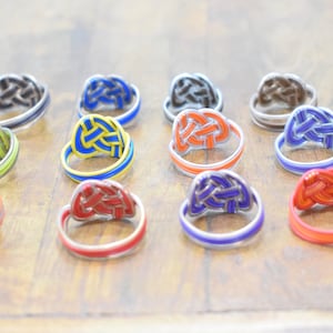 Rings African Colorful Telephone Wire Woven Rings - Etsy