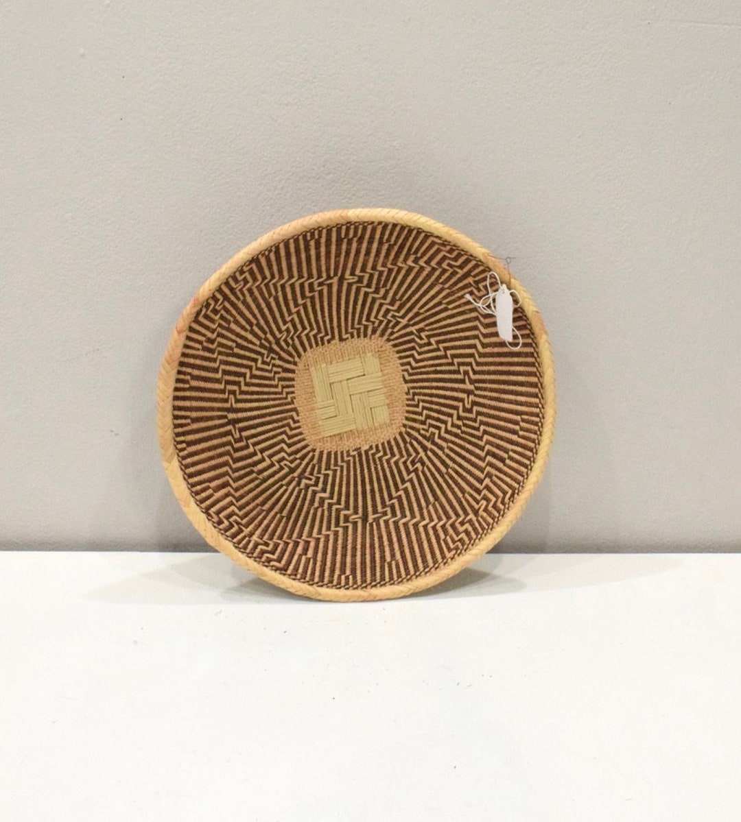 African Tonga Grass Woven Basket Zimbabwe - Etsy