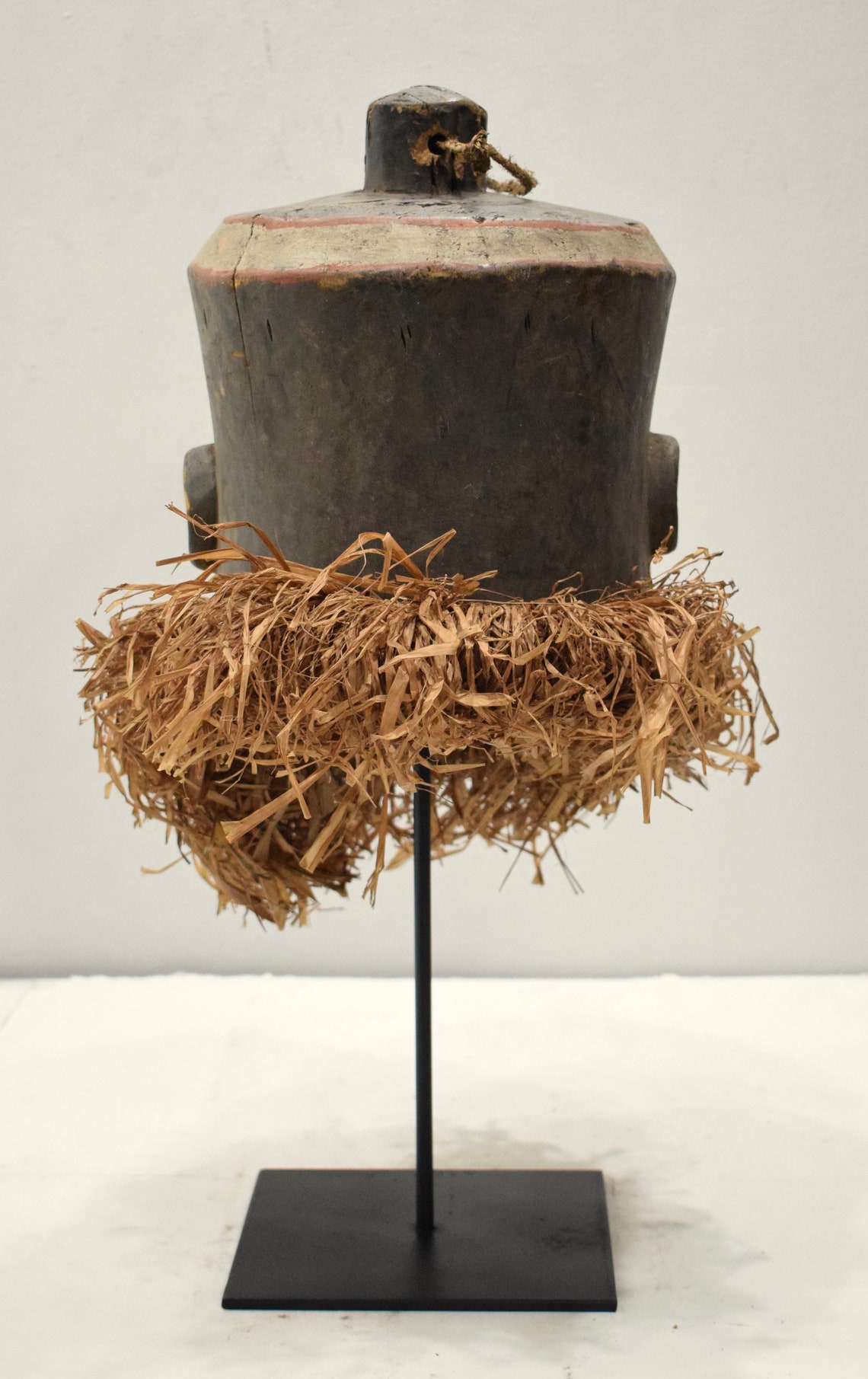 Mask African Suka Helmet Ceremonial Congo Handmade Wood | Etsy