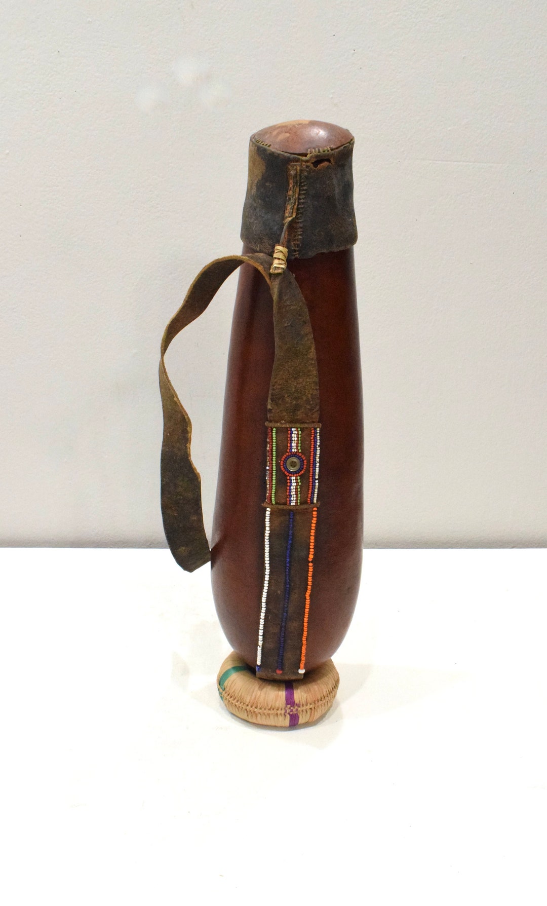African Gourd Pokot Tribe Milk Drinking Gourd Kenya - Etsy