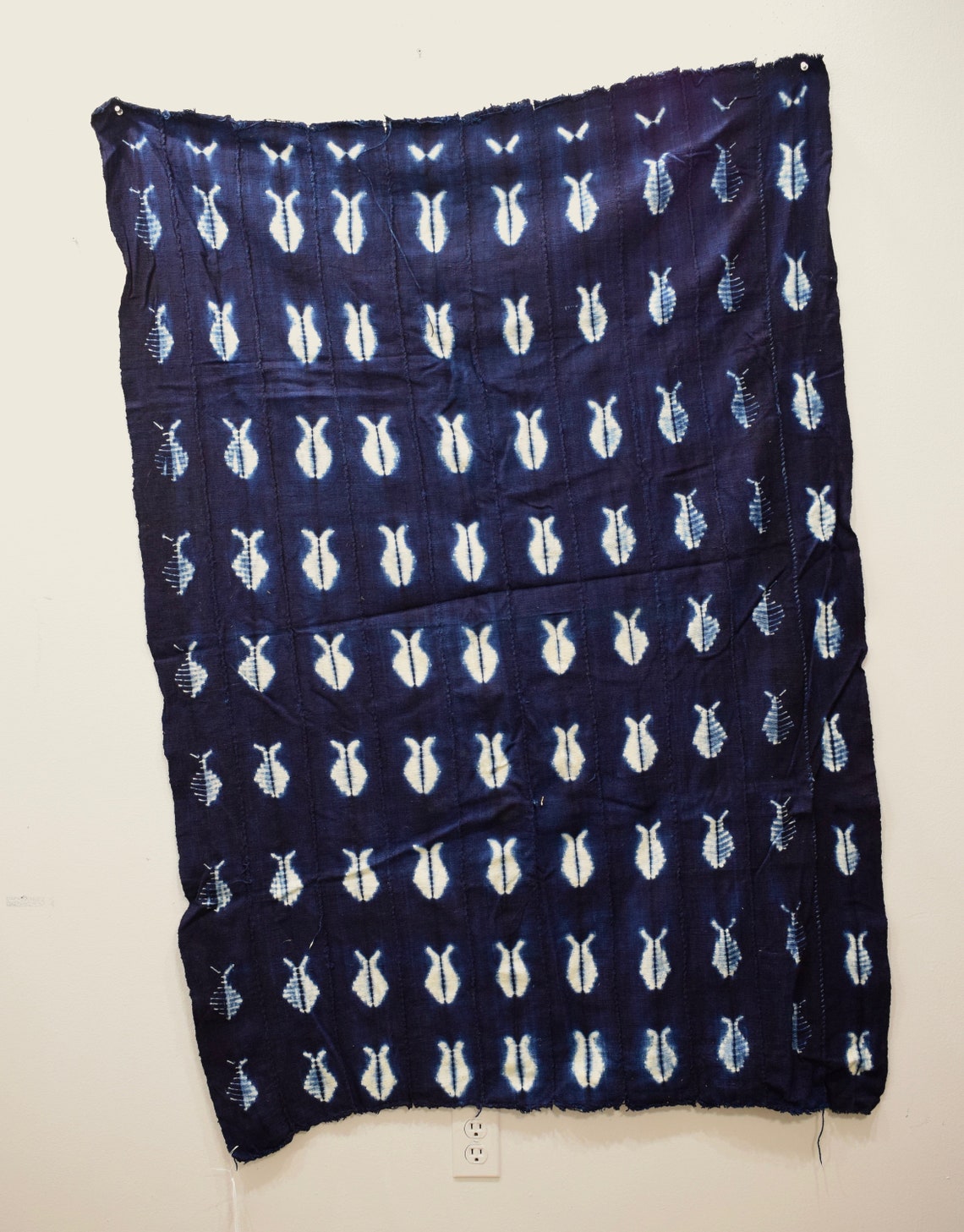 African Indigo Blue Handmade Design Ceremonial Indigo Cloth - Etsy