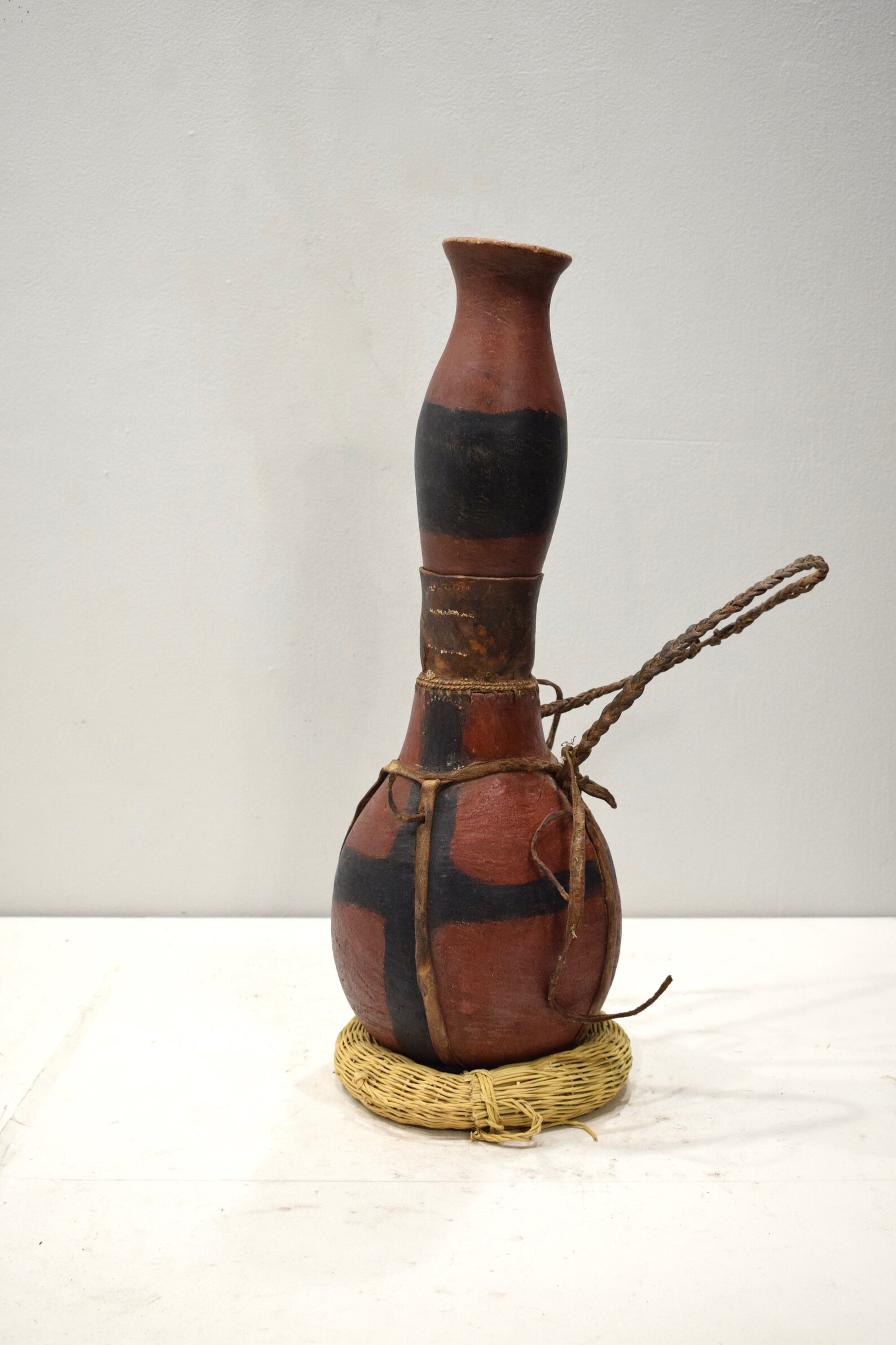 African Jug Wood Leather Turkana Tribe Milk Container Kenya - Etsy