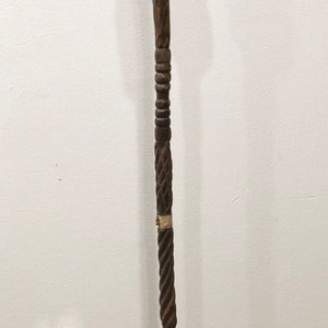 African Staff Baule Tribe Carved Male Figure Walking Staff - Etsy