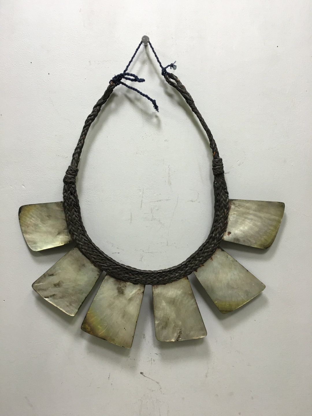 Necklace Philippine Ifugao Tribal Shell Rattan Necklace - Etsy