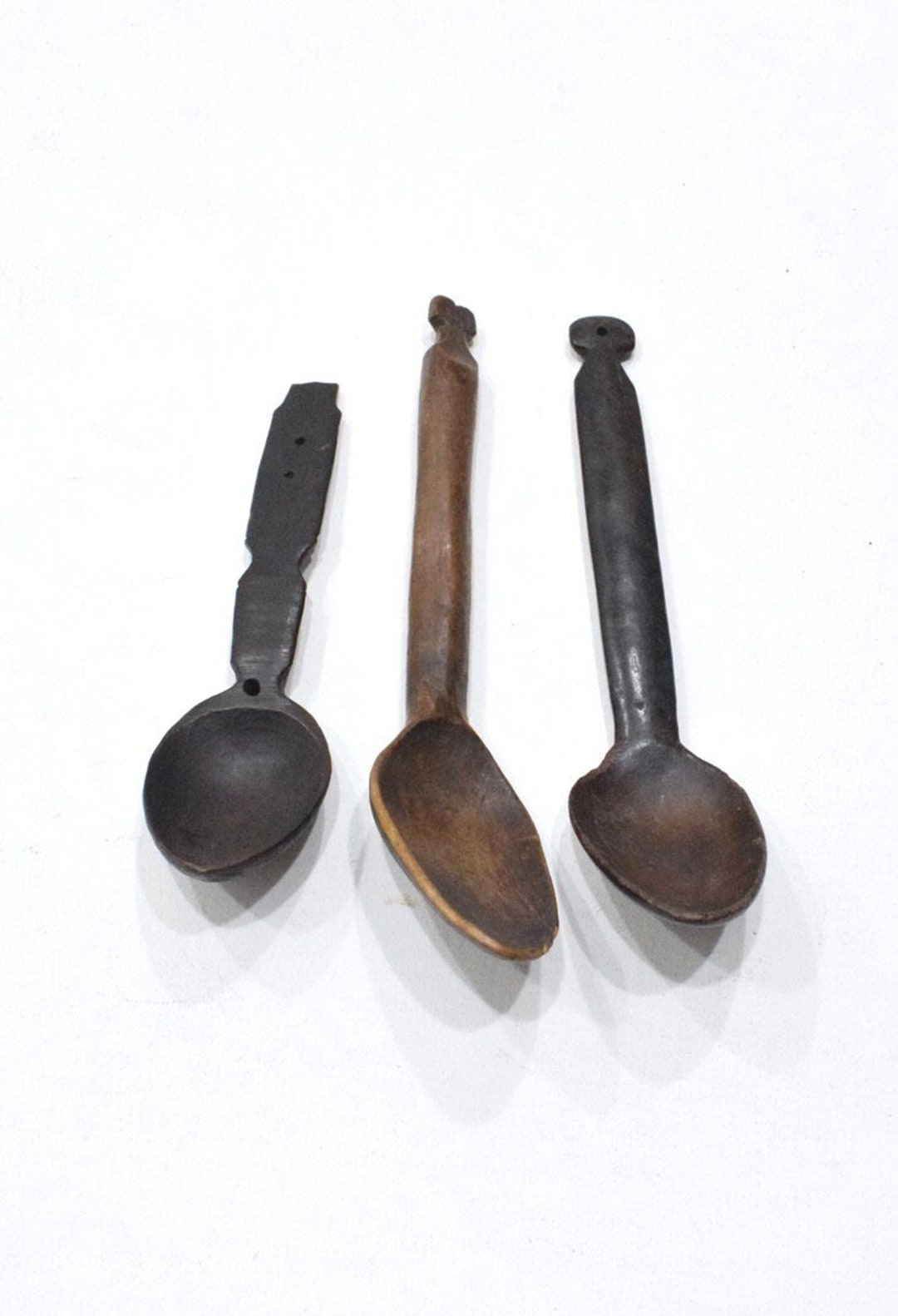 Philippines Ifugao Carved Wood 3 Piece Spoon Set - Etsy