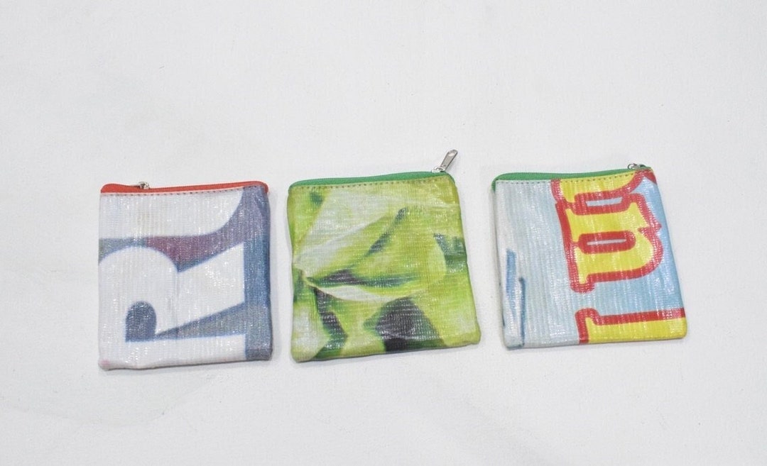 Purse Coin Pouches Assorted Recycled Plastic Vietnam - Etsy