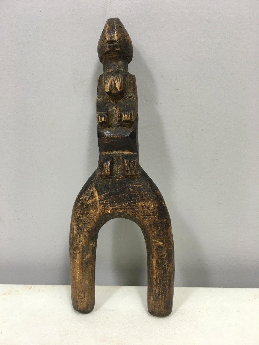 African Slingshot Carved Wood Female Burkina Faso - Etsy