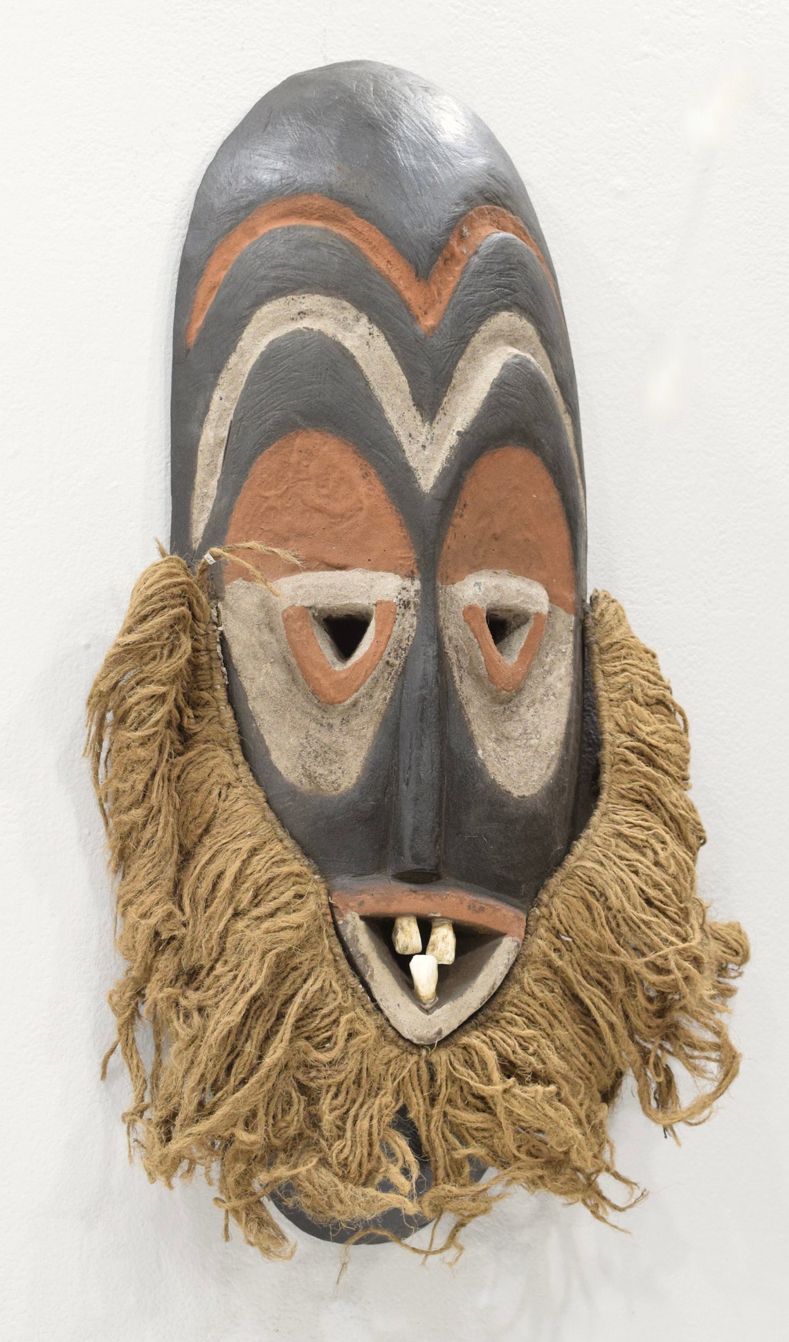 African Mask Malindi Warega Zaire Cows Teeth Mask - Etsy