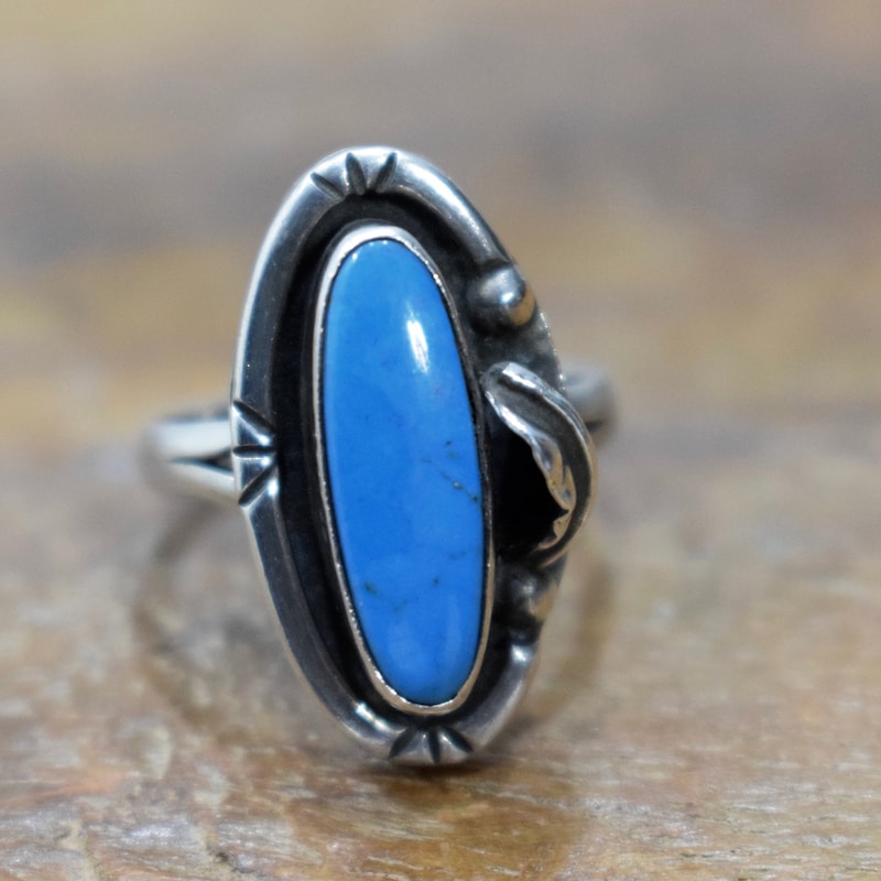 Turquoise Stone Ring - Etsy