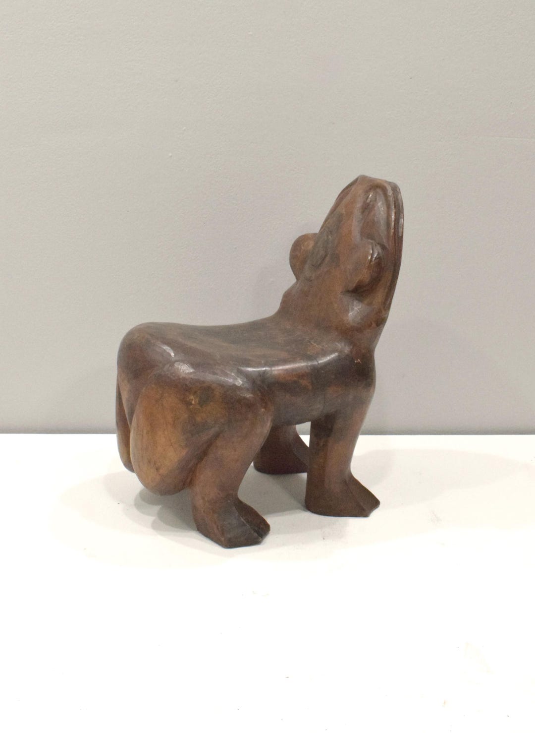 Philippine Ifugao Wood Frog Stool - Etsy