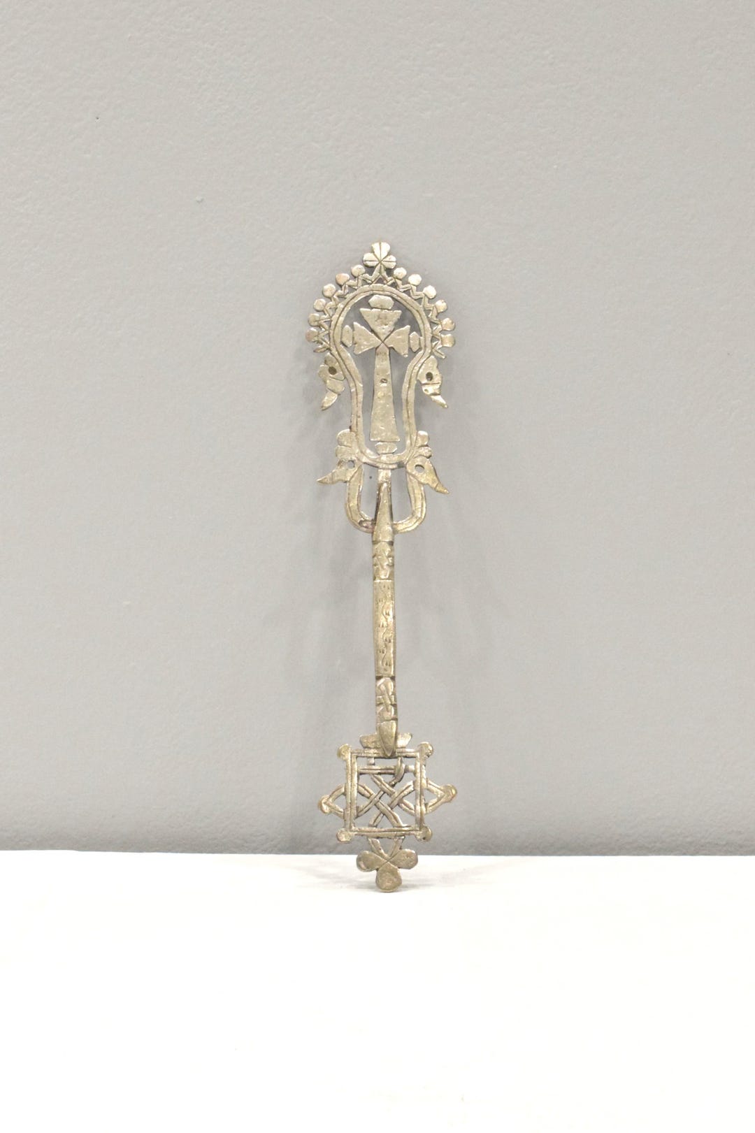 African Silver Coptic Cross Scepter Ethiopia - Etsy