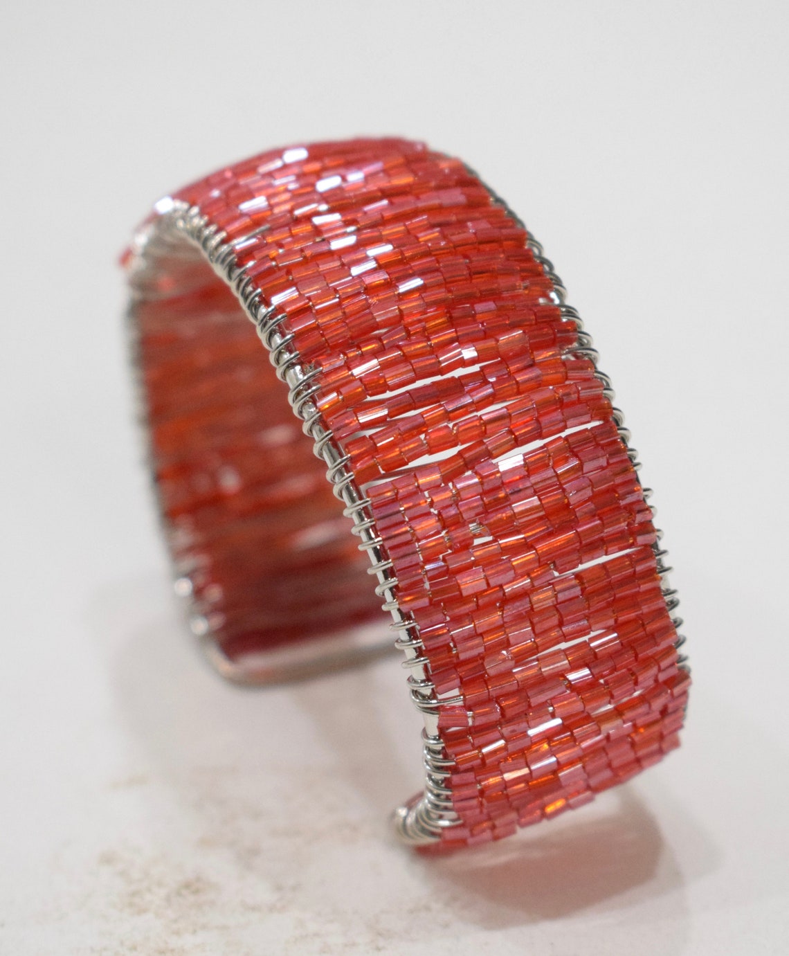 Bracelets Beaded Cuff Assorted Color Adjustable Bracelets - Etsy