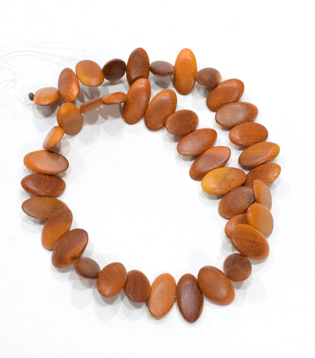 Beads Philippine Oval Redwood Beads - Etsy
