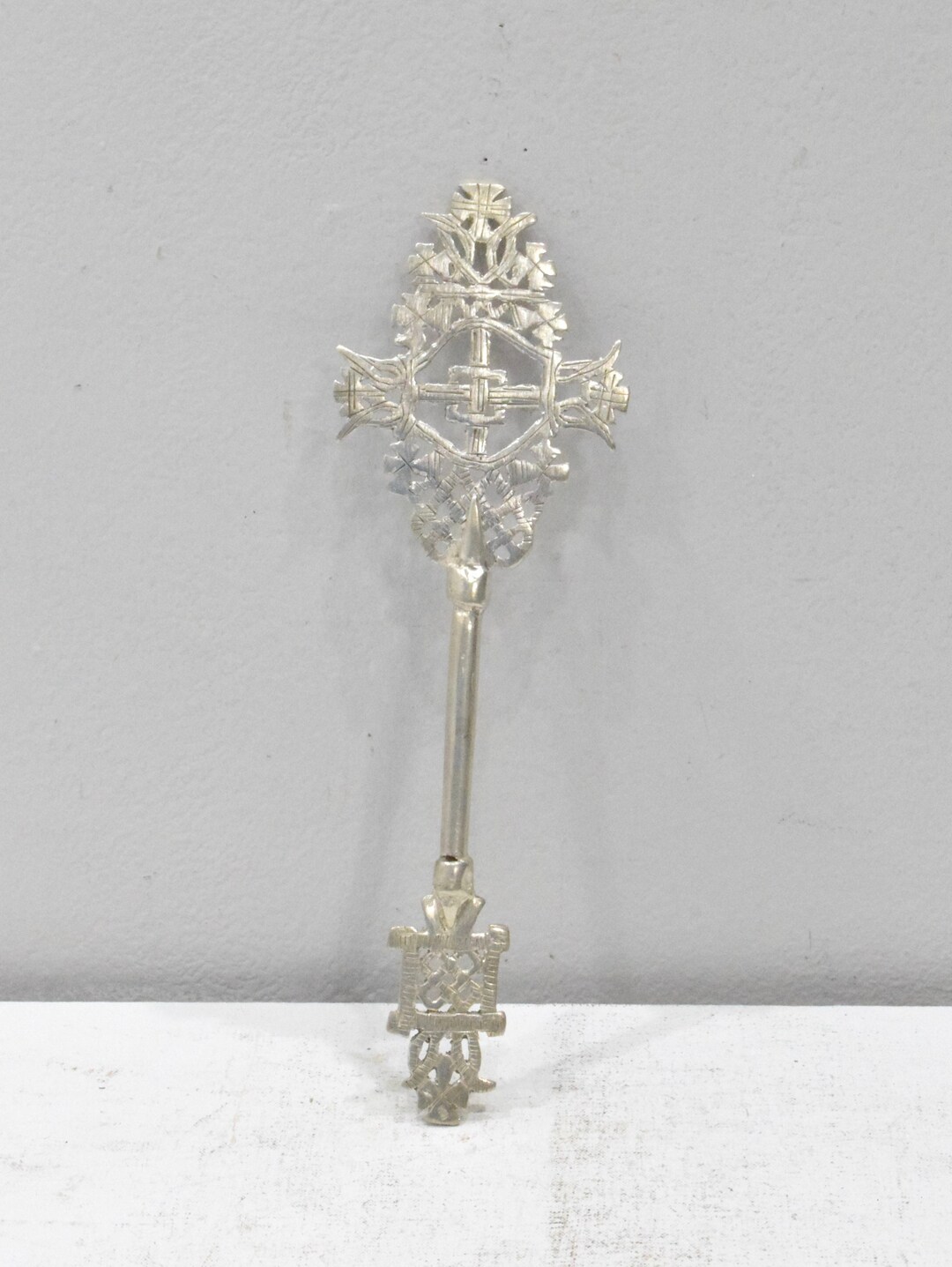 African Silver Coptic Cross Scepter Ethiopia - Etsy