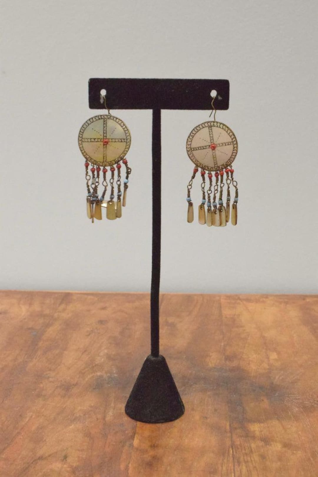 Philippine Ifugao Ilongot Mother of Pearl Earrings - Etsy