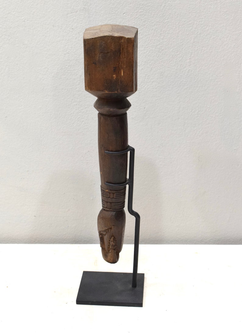 Papua New Guinea Wood Carved Tribal Hammer - Etsy