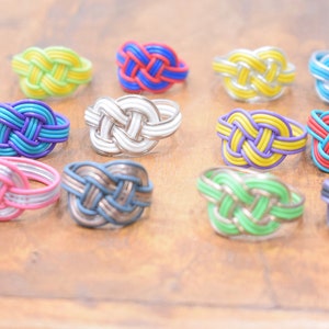Rings African Colorful Telephone Wire Woven Rings - Etsy