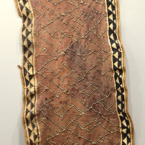 Kuba Cloth African Natural Woven Raffia Handmade Fabric Congo - Etsy