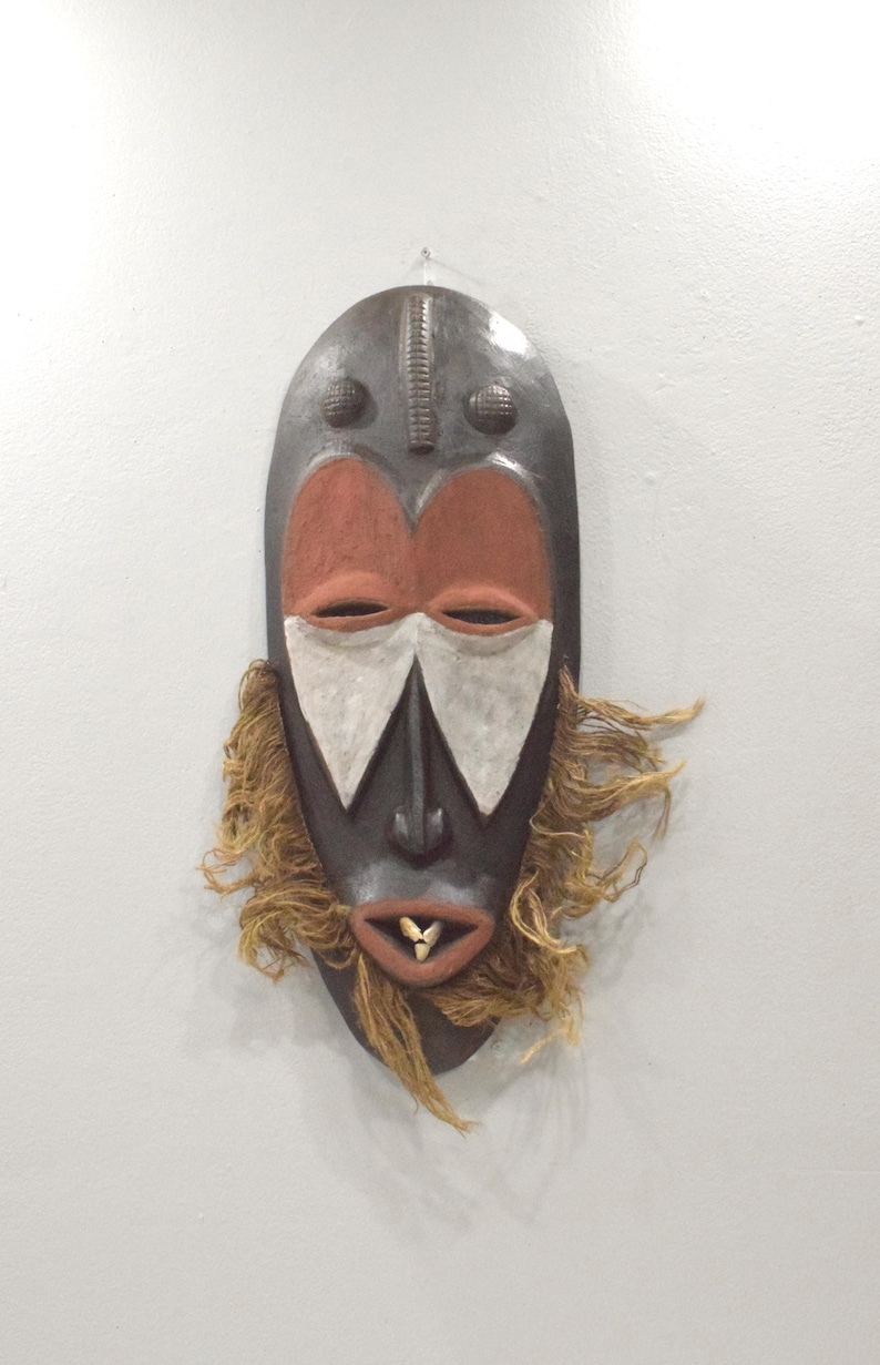 African Mask Malindi Warega Zaire Cows Teeth Malindi Mask - Etsy
