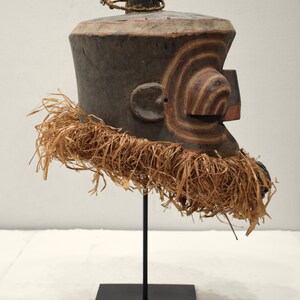 Mask African Suka Helmet Ceremonial Congo Handmade Wood Ancestor Suka ...