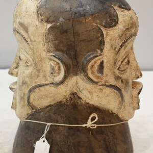 Mask African Two Face Janus Helmet Mask - Etsy