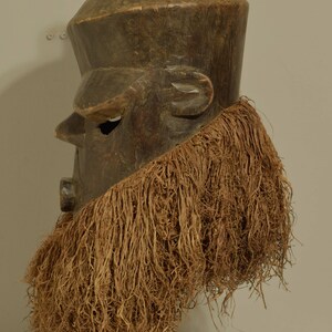 Mask African Suka Helmet Ceremonial Congo Handmade Wood Ancestor Suka ...