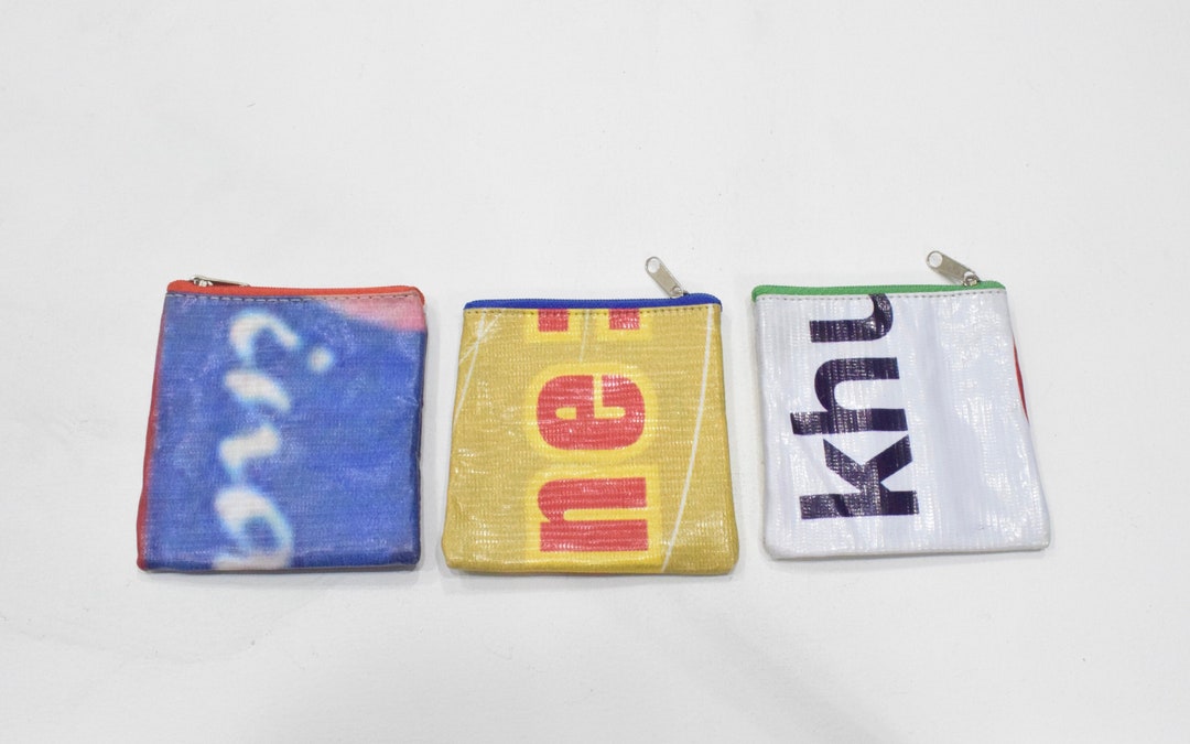 Purse Coin Pouches Assorted Recycled Plastic Vietnam - Etsy