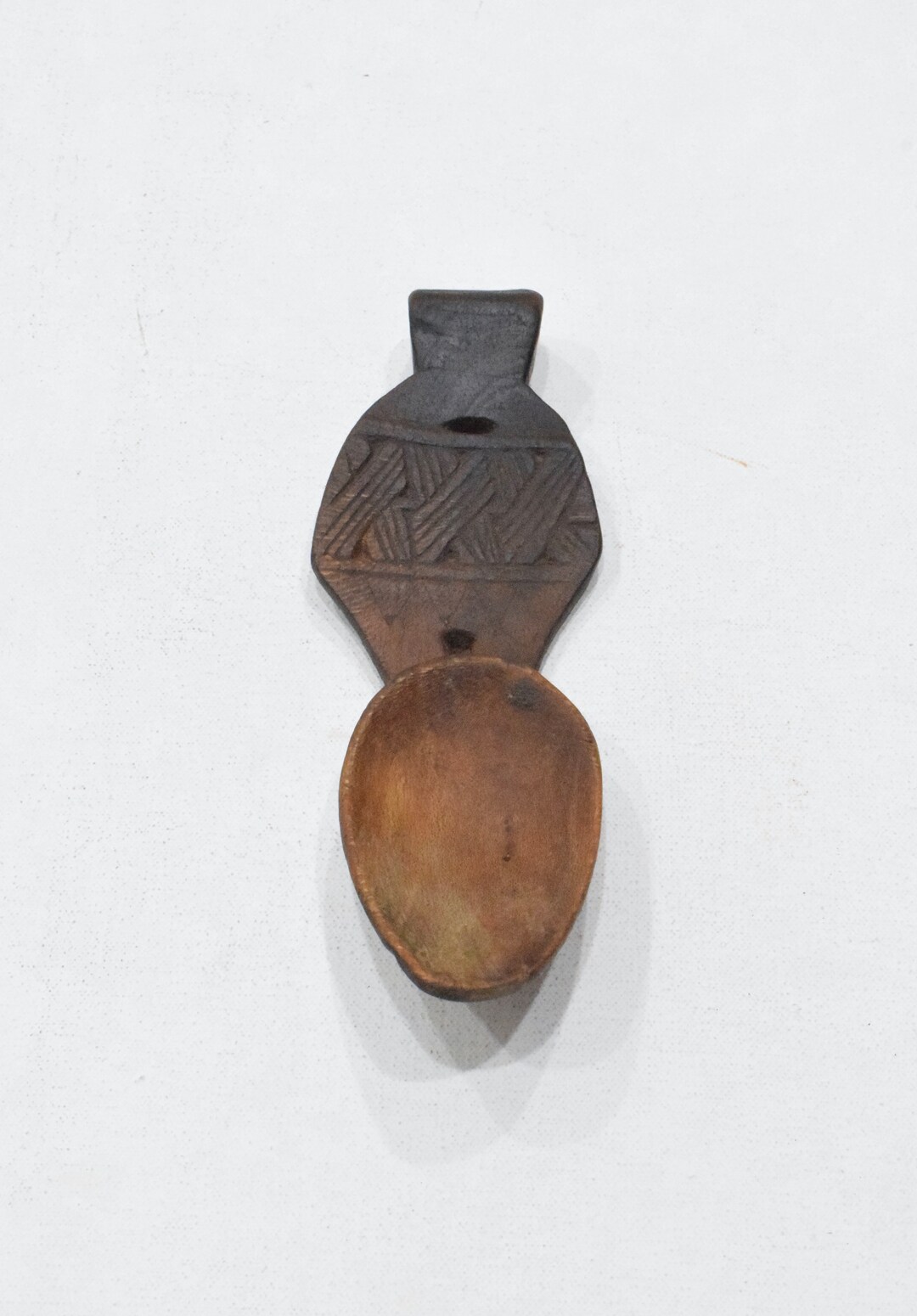 African Ethiopian Wood Carved Spoon - Etsy