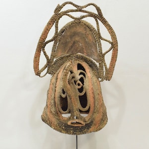 Mask Papua New Guinea Baba Helmet Mask Abelam Tribe - Etsy