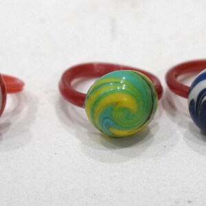Rings 3 Assorted African Telephone Plastic Wire Recycled Rings - Etsy