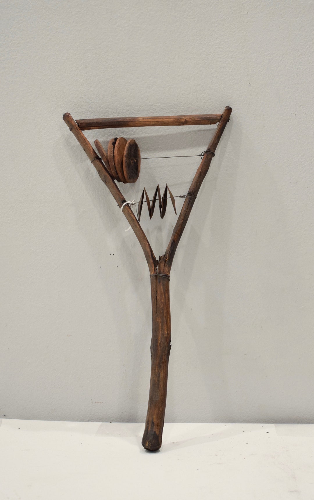 African Fork Sistrum Shaker Rattele Bottle Caps Metal Kamba - Etsy
