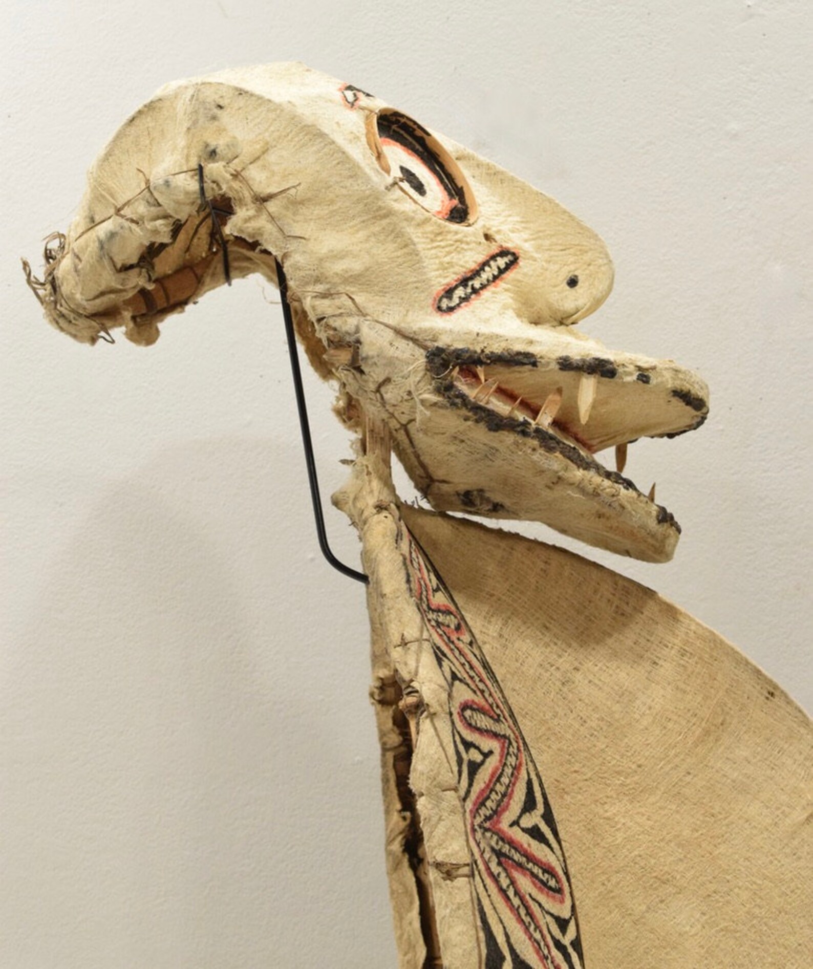 Papua New Guinea Baining Kavat Child's Fire Dance Bark Cloth Mask - Etsy