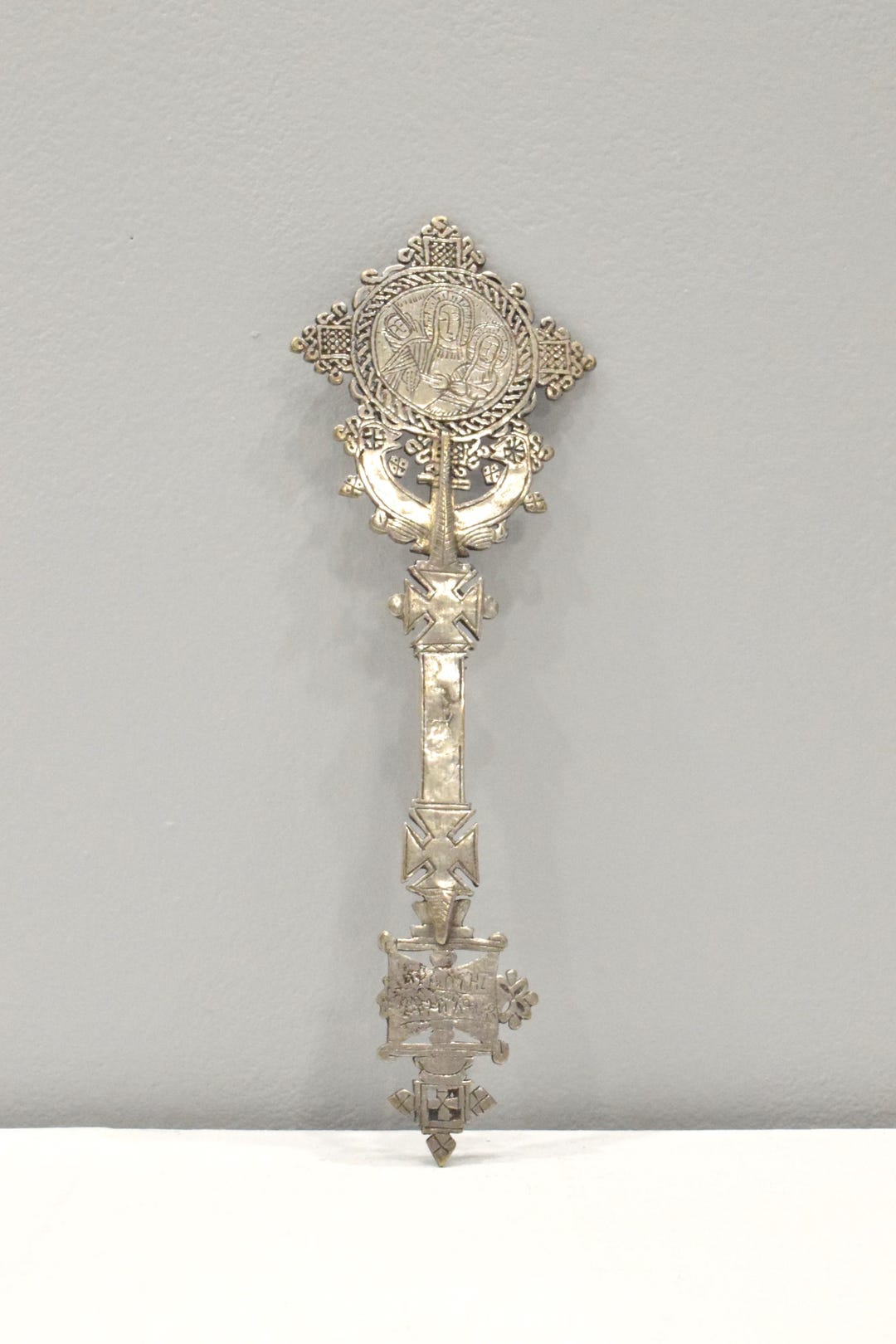 African Silver Coptic Cross Scepter Ethiopia - Etsy