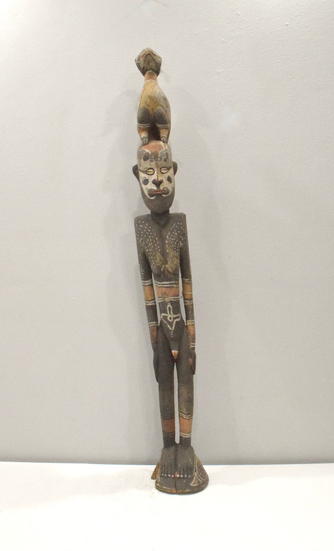 Papua New Guinea Statue Wood Yamok Statue - Etsy