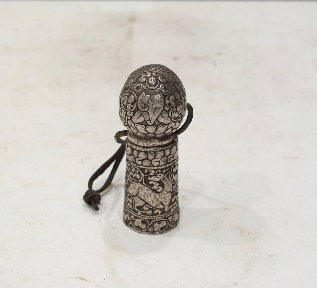 Tibetan Chop Seal Sterling Silver Signature Seal Chop Seal - Etsy