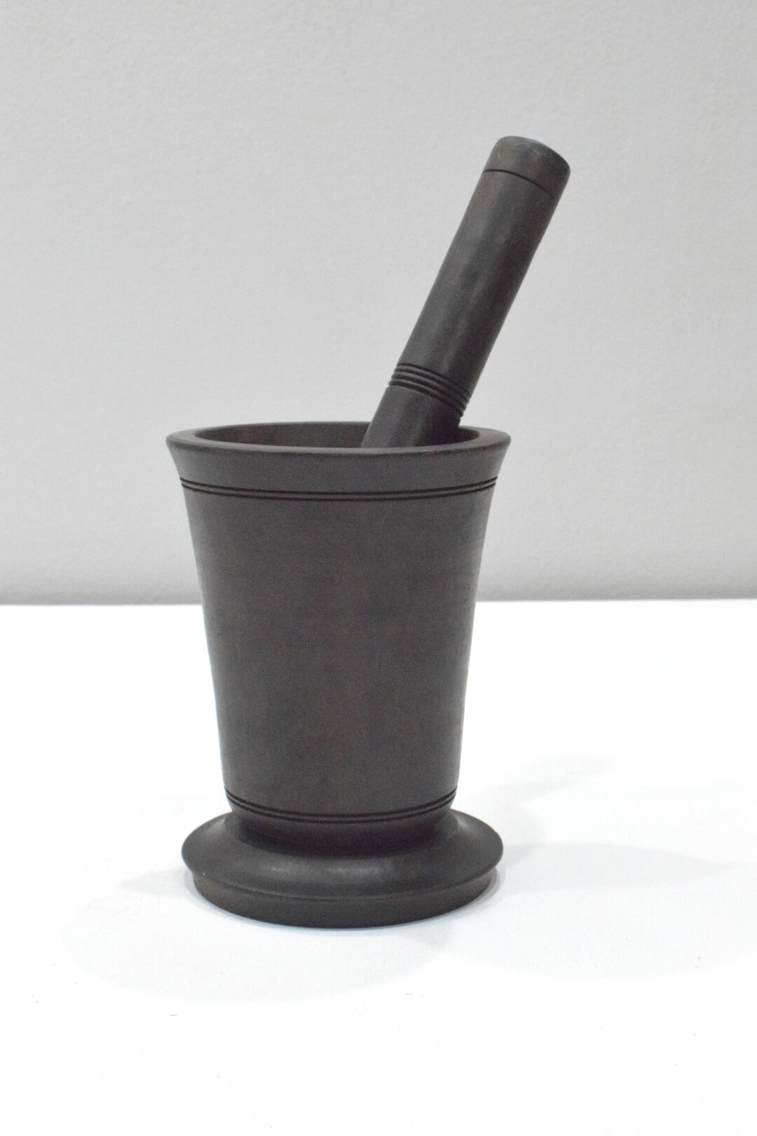 Mortar Pestle African Ebony Wood Spice Grinder Tanzania - Etsy