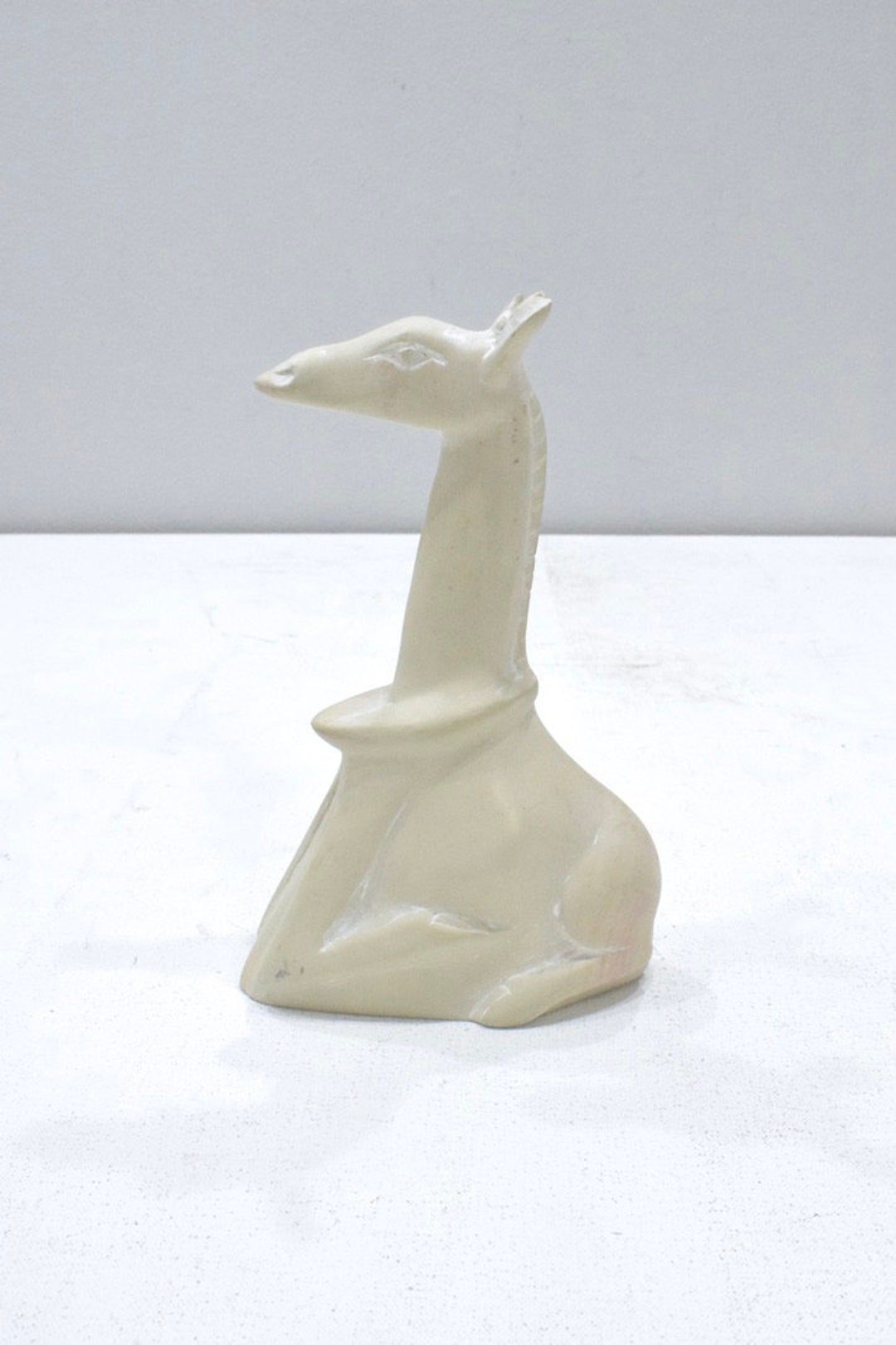 African Soapstone Giraffe Statue Kenya - Etsy