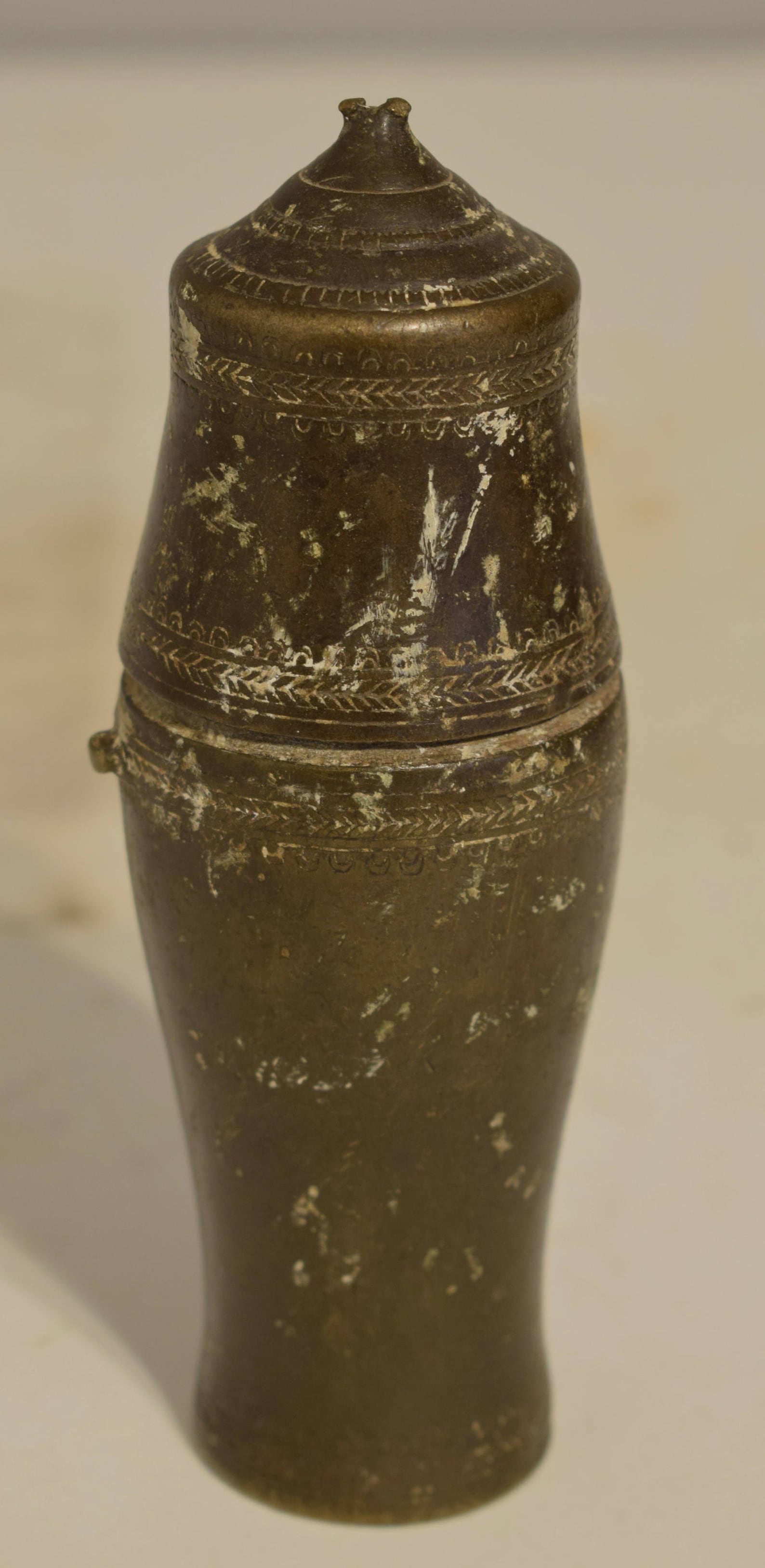 Cambodia Khmer Old Bronze Lime Container - Etsy