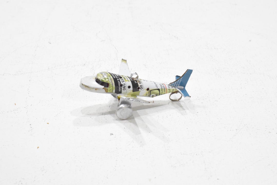 Boeing Jet Upcycled Toy Tin Jet Plane - Etsy