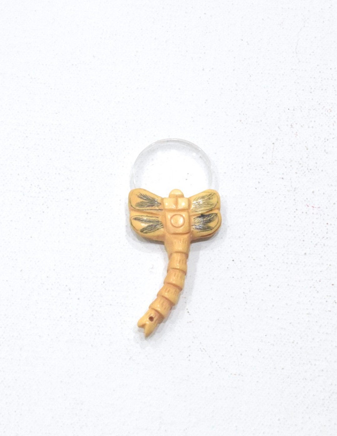 Chinese Bone Dragonfly Pendant Magnifing Glass - Etsy