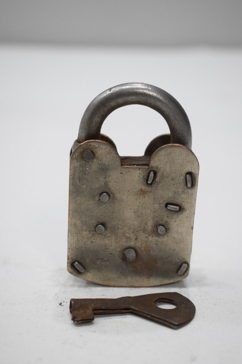 India Lock and Key Old Hand Fordged Metal Padlock Key - Etsy