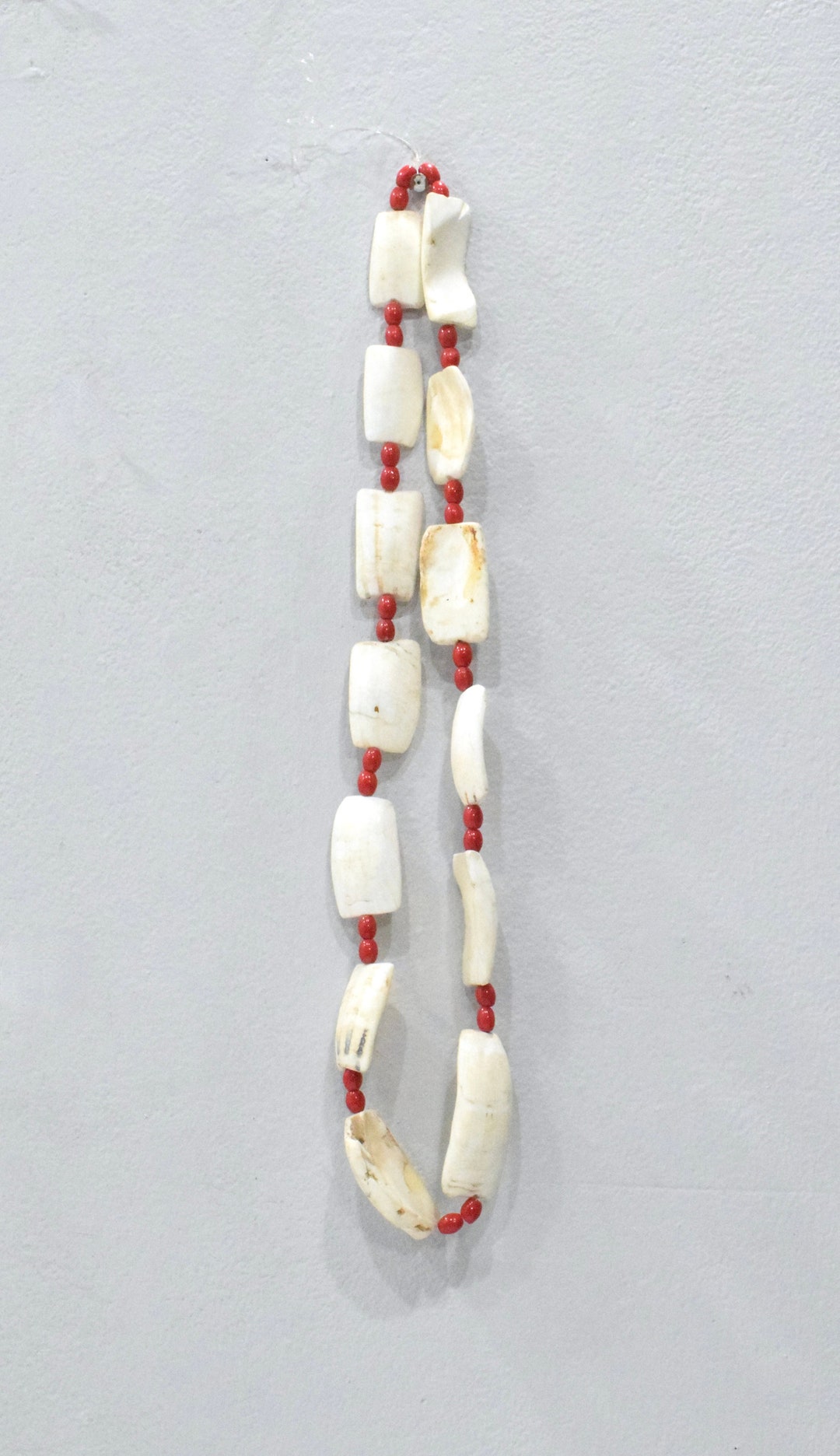 Beads African Hippo Tooth Shell Beads Nigeria - Etsy