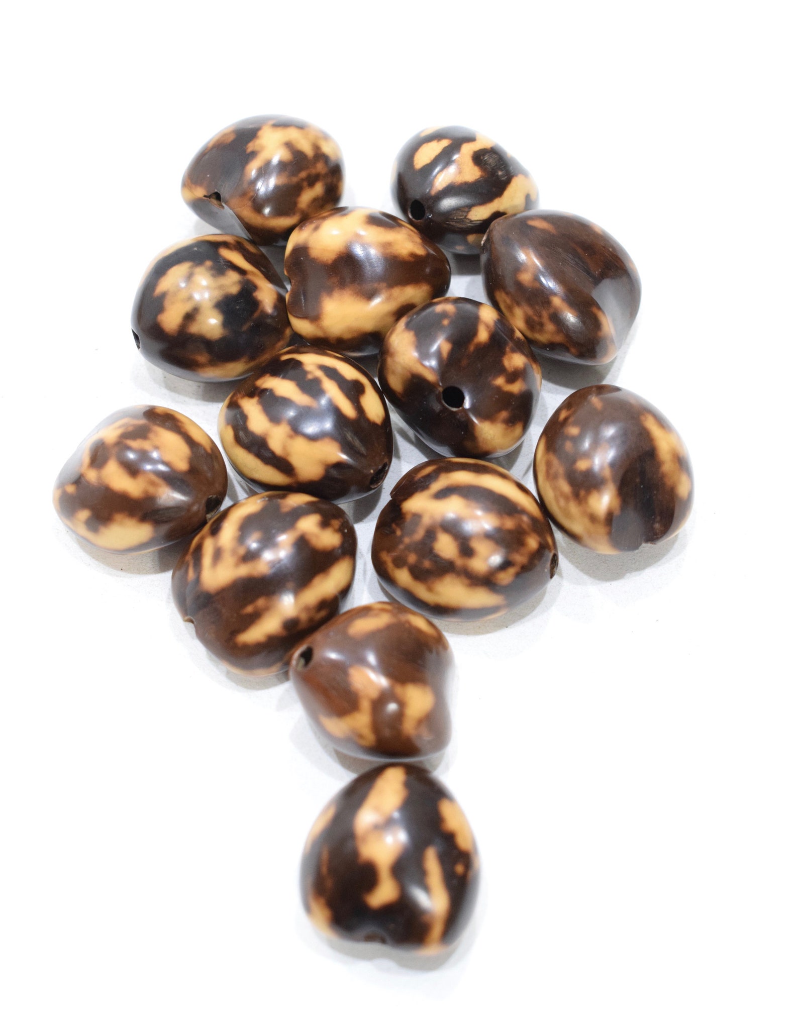 Beads Philippine Tiger and Batik Lumbang Seeds 27-28mm | Etsy