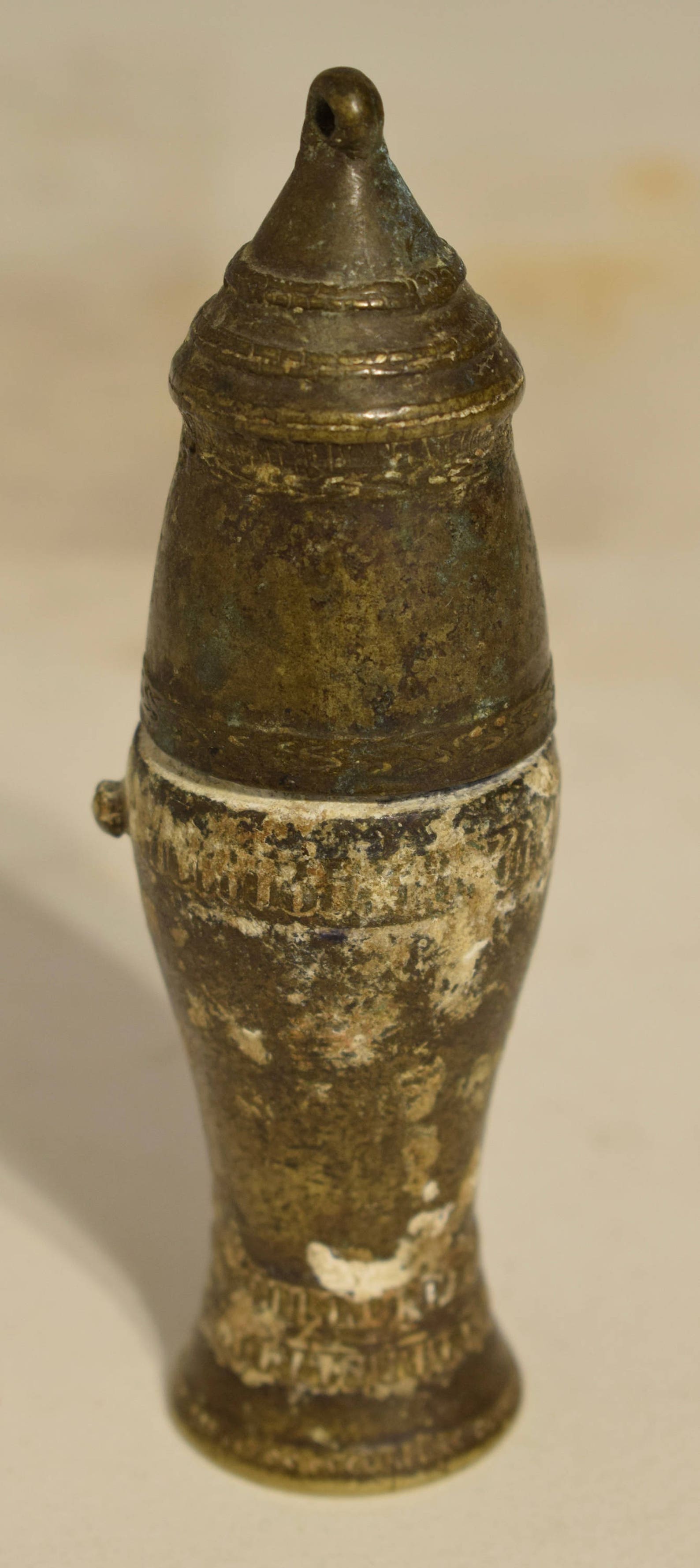 Cambodia Khmer Old Bronze Lime Container - Etsy